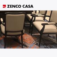 China Hotel Meeting Room Furniture Solid Wood Conference Table With Leather Wood Conference Chair for sale