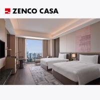 China Hotel Modern Style Bedroom Furniture Set With Two Bed Size 1500*2000mm for sale