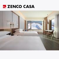 China Modern Style Hotel Twin Bedroom Furniture Set Size 1800*1500*320mm for sale