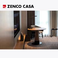 China Iso14001 Modern Style Hotel Bedroom Furnitures Includes Twin Beds And Bedside Cabinet for sale