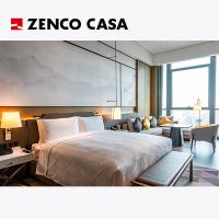China Luxury Hotel Bedroom Furniture With King Bed And Bedside Table for sale