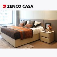 China Light Luxury Style Apartment Bedroom Furniture Set Including Comfortable King Size Bed for sale