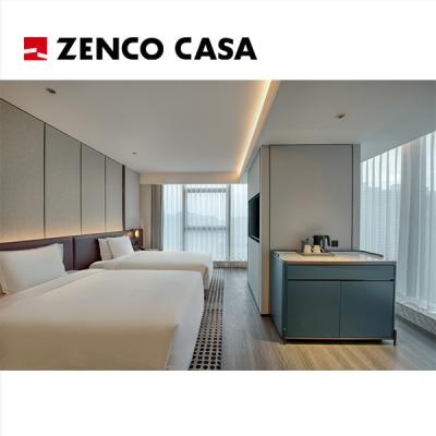 China Modern Style Hotel Bedroom Furniture Set, Including 1300*2000*250mm Bed Box for sale