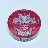 China FOX Cans pouch custom made White box nic pouches FULL CHARGE red peppered mint DOUBLE MINT ORIGINAL blue for sale