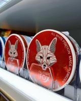 China 12mg 20mg FOX zyn Cans pouch custom made White box nic pouches for sale