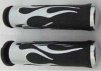China Black Handle Grip Black 1''Cnc Softail Motorcycle  For Harley Davidson for sale