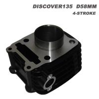 China Bajaj discover Custom Motorcycle Parts 57mm , 58mm Motorcycle Cylinder Motor Bike Parts for sale
