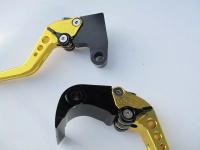 China Four Triple Daytona Tiger Motorcycle Adjustable Clutch Lever Triumph Speed  Brake for sale