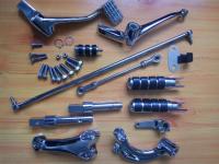 China Black And Chrome Motorcycle Forward Control , Universal Sportster Forward Controls for sale
