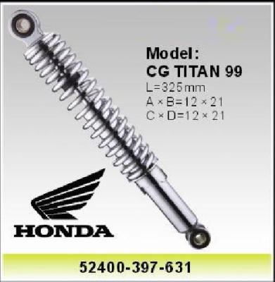 China Honda CG TITAN 99 Motors Shock , 52400-397-631 Motorcycle Spare parts  / Accessory for sale