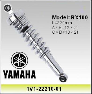 China Yamaha RX100 Motorcycle Shock Absorber , Motors Spares Parts Front Fork Chrome Color for sale