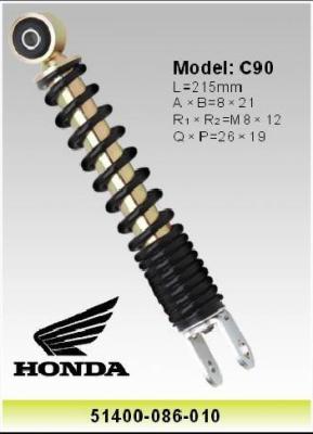 China Honda C90 Motor Rear Shocks , 215mm Motorcycle Shock Absorber 51400-086-010 for sale