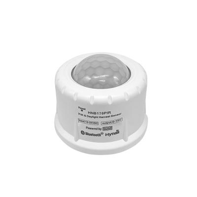China Z10 based SILVAIR BLE mesh PIR motion sensor HNB178PIR, 0~10v dimming output, highbay detection range, with Daylight Harvest Function for sale