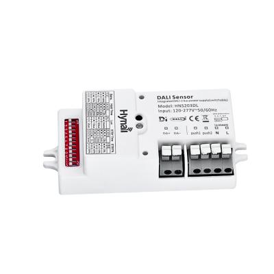 China DALI-2 D4i microwave motion sensor HNS203DL, integrated switchable DALI-2 bus power supply, self-contained 