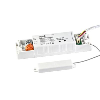 China Integrated Silvair Bluetooth Mesh + DALI-2 D4i + ELT(Emergency-Lighting-Testing) One4all Power Pack, Built-in DALI-2 Bus Power Supply, Work With Detachable Hynall Sensor Heads(ANT11/12/13/14) for sale