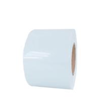 China Milky PE Clear Blank BOPP Labels Movable Glue  Water Resistant for sale
