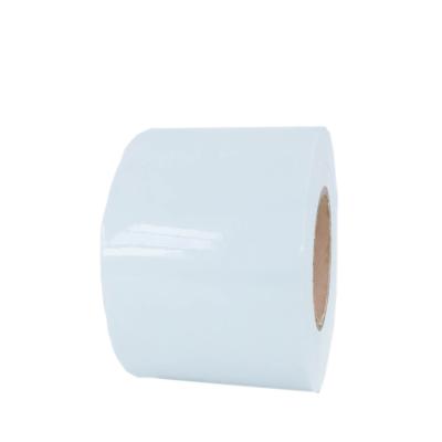 China Milky PE Clear Blank BOPP Labels Movable Glue  Water Resistant for sale