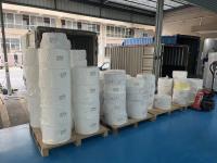 China Wear Resistant Self Adhesive Synthetic Paper Waterproof  Kraft Labels Oil Glue for sale