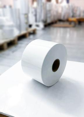 China Waterproof Self Adhesive Sticker Paper Roll Labels Opal PET Surface Coating for sale