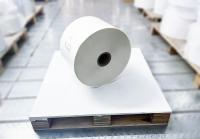 China Glossy Paper Clear Opp Jumbo Roll Label Chemical Resistant for sale