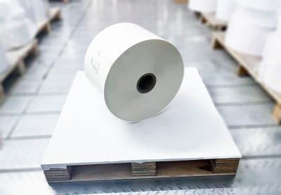 China Glossy Paper Clear Opp Jumbo Roll Label Chemical Resistant for sale