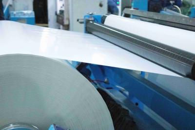 China 80g/m² High Quality Coated paper,Viscosity permanent acrylic adhesive,White Glassine paper for sale