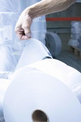 China Pearlescent Film Self Adhesive Sticker Paper Roll for sale
