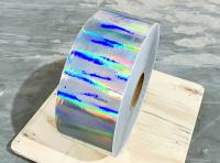 China Oil Glue Self Adhesive Holographic Film Roll Mylar type Scratch resistant for sale