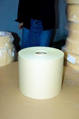 China Ordinary Sticky Kraft Self Adhesive Sticker Paper Roll Label Oil Glue for sale