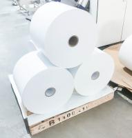 China Hot Melt Glue Self Adhesive Synthetic Paper Roll 75u Surface Thickness Inkjet Matte for sale