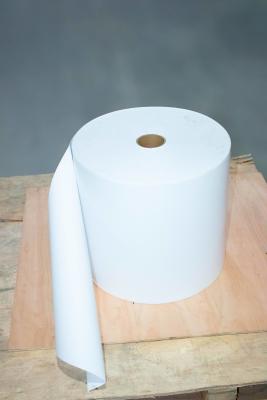 China Synthetic Cardboard  Kraft Adhesive Thermal Paper Jumbo Roll  Labels Oil Glue Type for sale