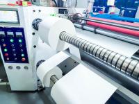 China Oil Glue Type Synthetic Sticker Label , Simple Sticky Adhesive Label Roll for sale