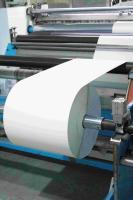 China Oil Glue Type Coated Paper Roll Ordinary Sticky   Waterproof for sale