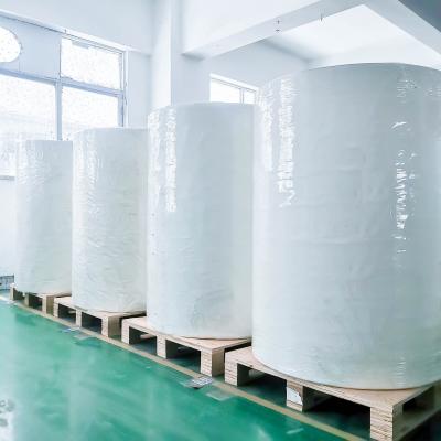 China Acrylic Adhesive Glue Coated Paper Roll for sale