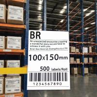 China Industrial Logistics Express Paper 100x150 Size Logistics Sheet for Packaging Labels for sale