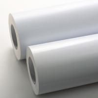 China 80gsm Coated Paper Printing Label Material with Reinforced Permanent Acrylic Adhesive for sale