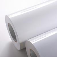 China Label Material 80gsm Coated Paper with White Glassine Paper and Strong Initial Adhesion for sale