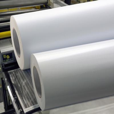 China 80g Coated Paper Label with Viscosity Permanent Acrylic Adhesive and White Glassine Paper for sale
