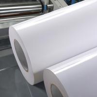 China 80g Coated Paper Label Material with Universal Hot Melt Adhesive and White Glassine Paper for sale