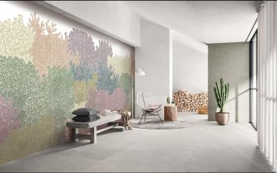 China Smooth Surface Custom Stone Slab Polished Artistic Stone Slab Easy Maintenance for sale