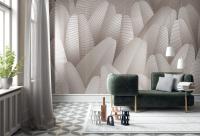 China Artistic Stone Slab 900x2700mm Banana Impression Decorative Rock Panel for Indoor Wall for sale