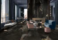 China High End Indoor Stone Slab 900mmx2700mm Customizable With Mirror Surface for sale