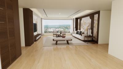 China Nogal Golden Oak SPC Tile Flooring 5mm Eco Friendly Stone Powder Resin for sale