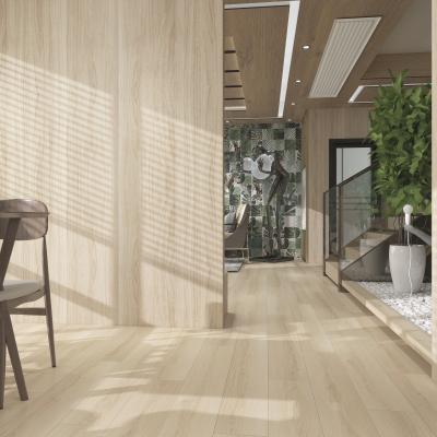 China Stain Resistant Waterproof SPC Flooring London Oak 4mm Thick Click Lock Tiles for sale