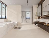 China Moisture Proof Antique Floor Tiles 600x1200mm Polished Beige Customizable for sale