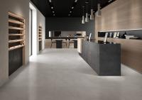 China Micro Cement Indoor Tiles 600x1200mm Medium Gray Antique Floor Tiles for sale