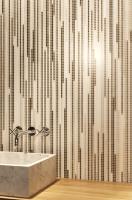 China Black And White Mosaic Custom Granite Slab Background Leopard Print For Hotel for sale