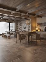 China Rustic Limestone Tiles 60x60cm Antique Stone Pavers for High End Courtyard Decoration for sale