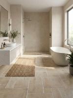 China Curved Edge French Limestone Garden Paving Brick 4 Size Mix Set for sale