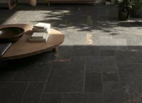 China Curved Edge French Limestone Garden Paving Brick 4 Specs Mixed Layout for sale